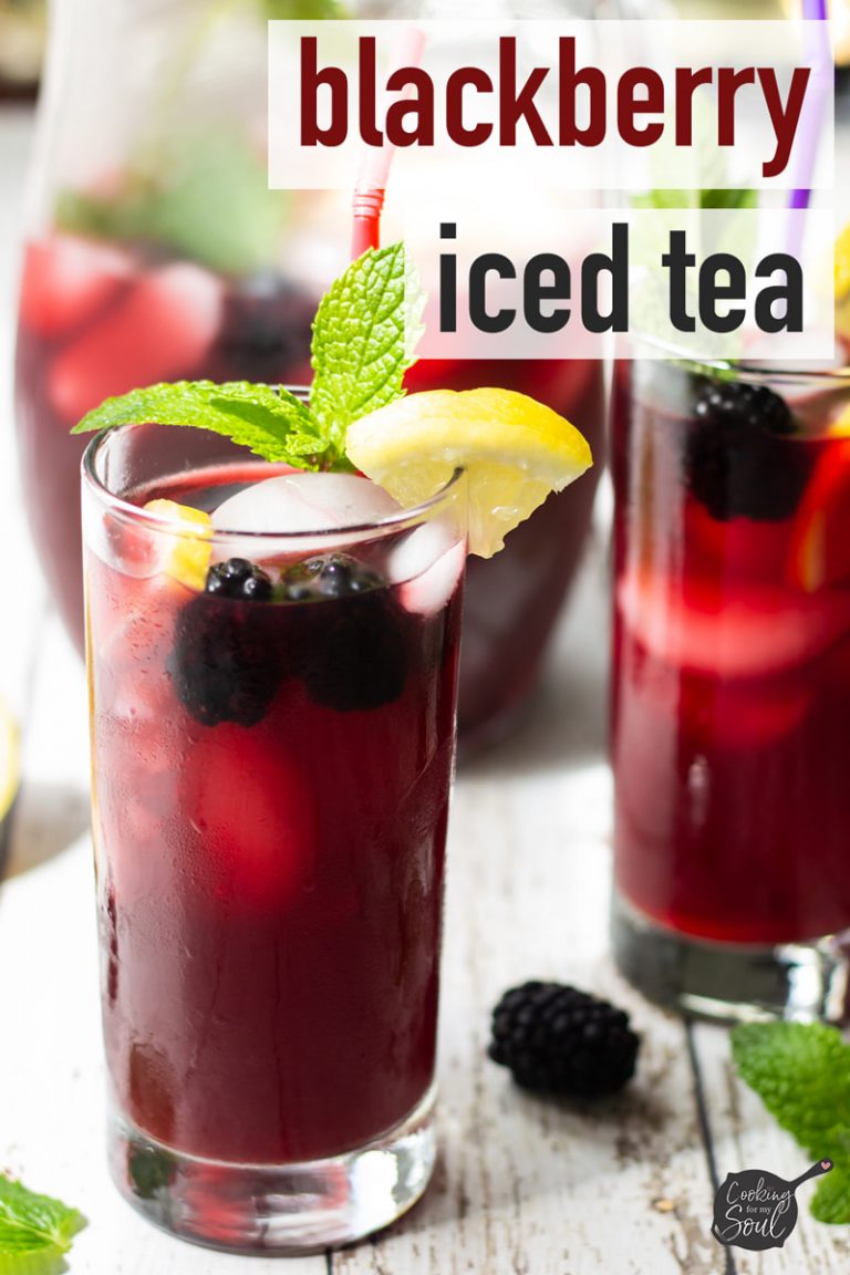 Blackberry Iced Tea - Cooking For My Soul