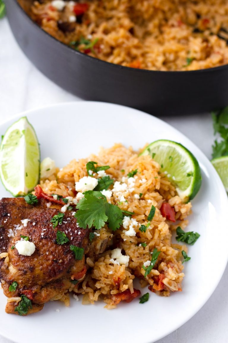 One Pot Mexican Chicken and Rice - Cooking For My Soul