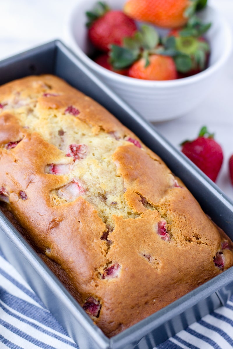 Fresh Strawberry Bread - Cooking For My Soul