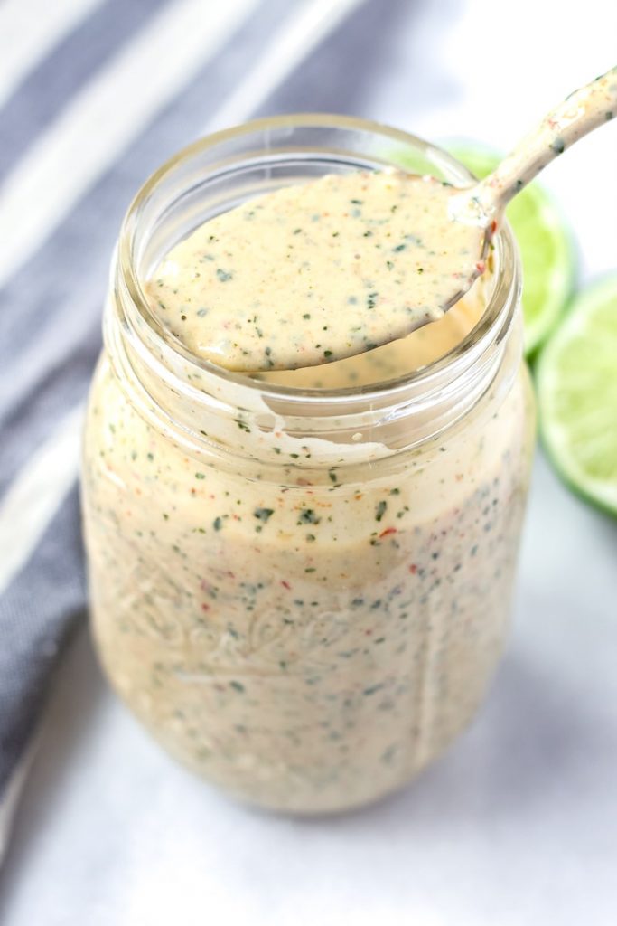 Chipotle Ranch Dressing with Honey - Cooking For My Soul