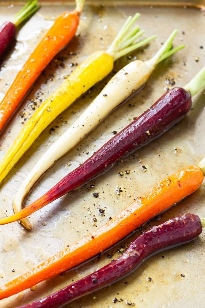 Maple Glazed Rainbow Carrots - Cooking For My Soul