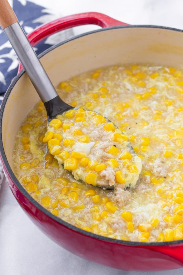 Chinese Corn Chicken Soup - Cooking For My Soul