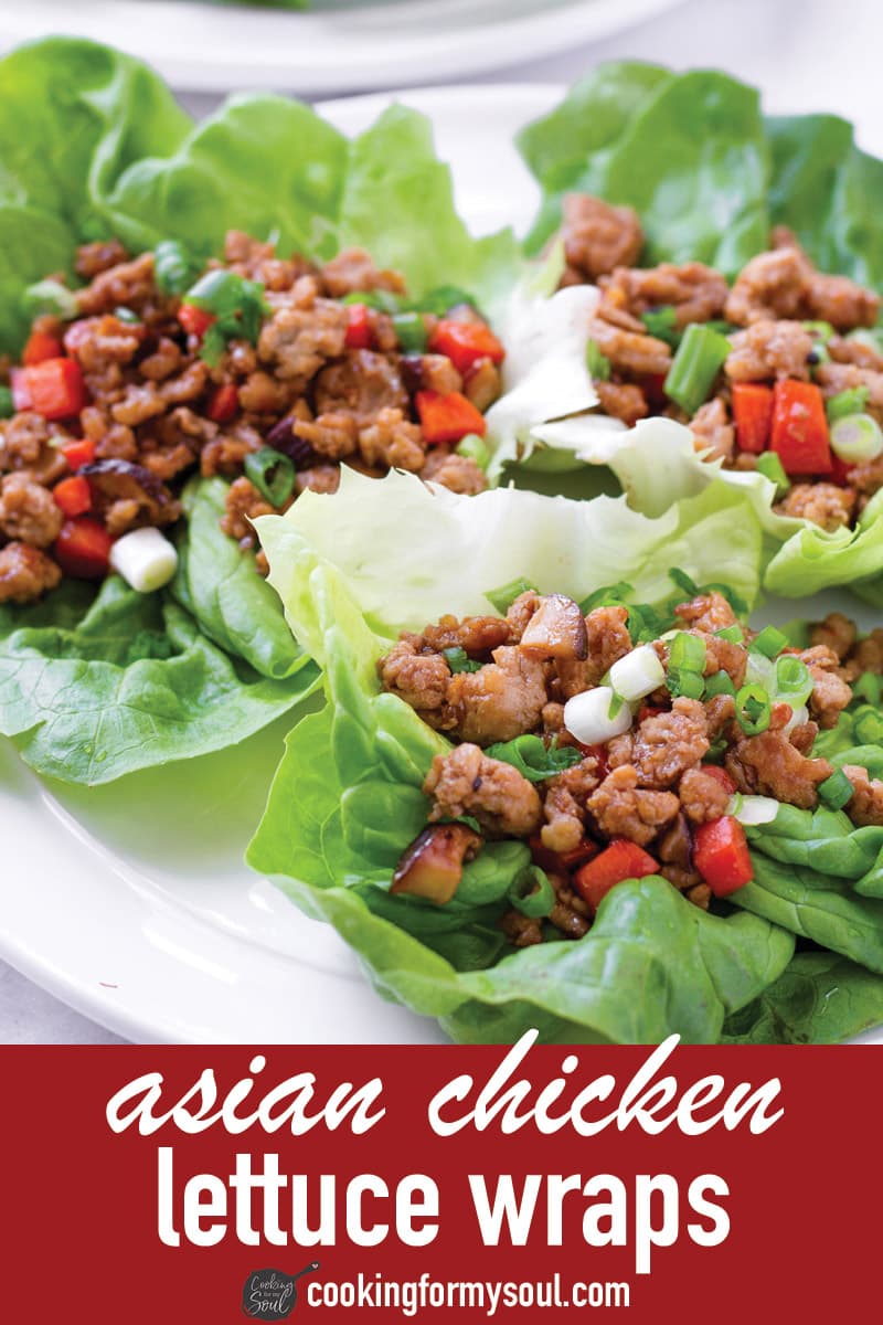 Asian Chicken Lettuce Wraps - Cooking For My Soul