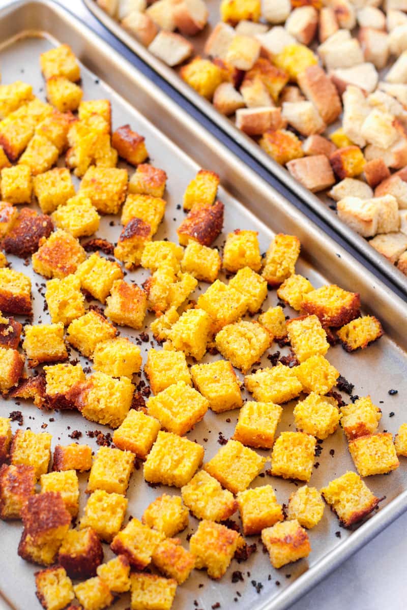 Cornbread Stuffing with Bacon - Cooking For My Soul