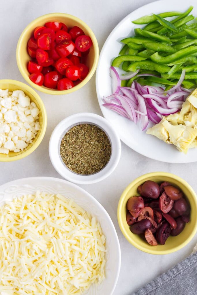 Homemade Greek Pizza - Cooking For My Soul