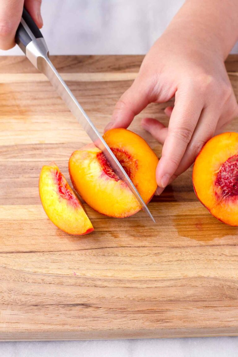 How To Cut a Peach (Tutorial) - Cooking For My Soul