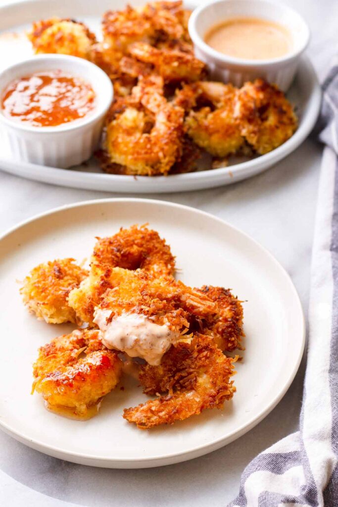 Fried Coconut Shrimp (2 Dipping Sauces) - Cooking For My Soul
