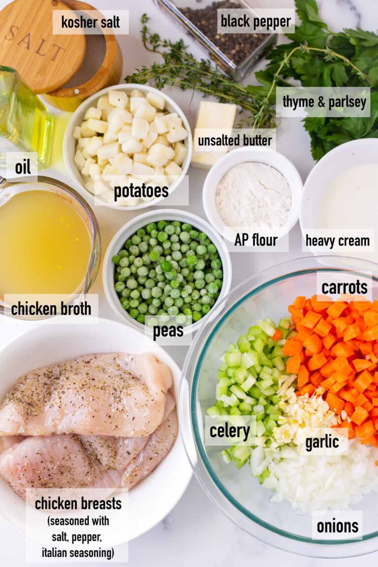 Chicken Pot Pie with Biscuits - Cooking For My Soul