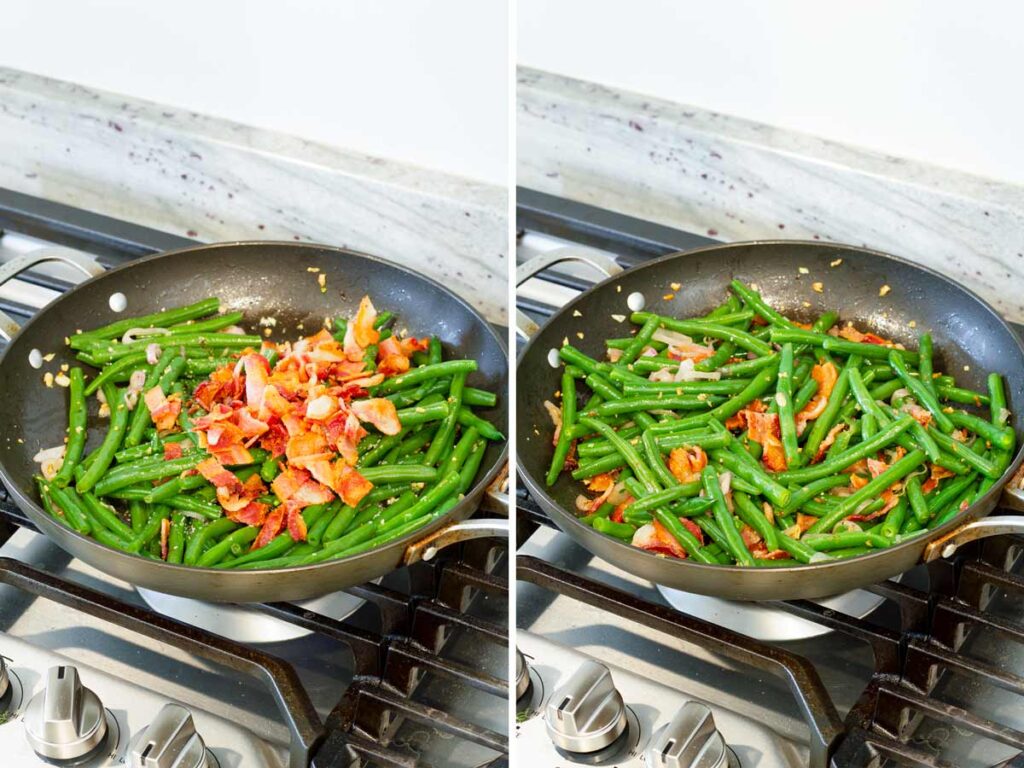 Fresh Green Beans with Bacon - Cooking For My Soul