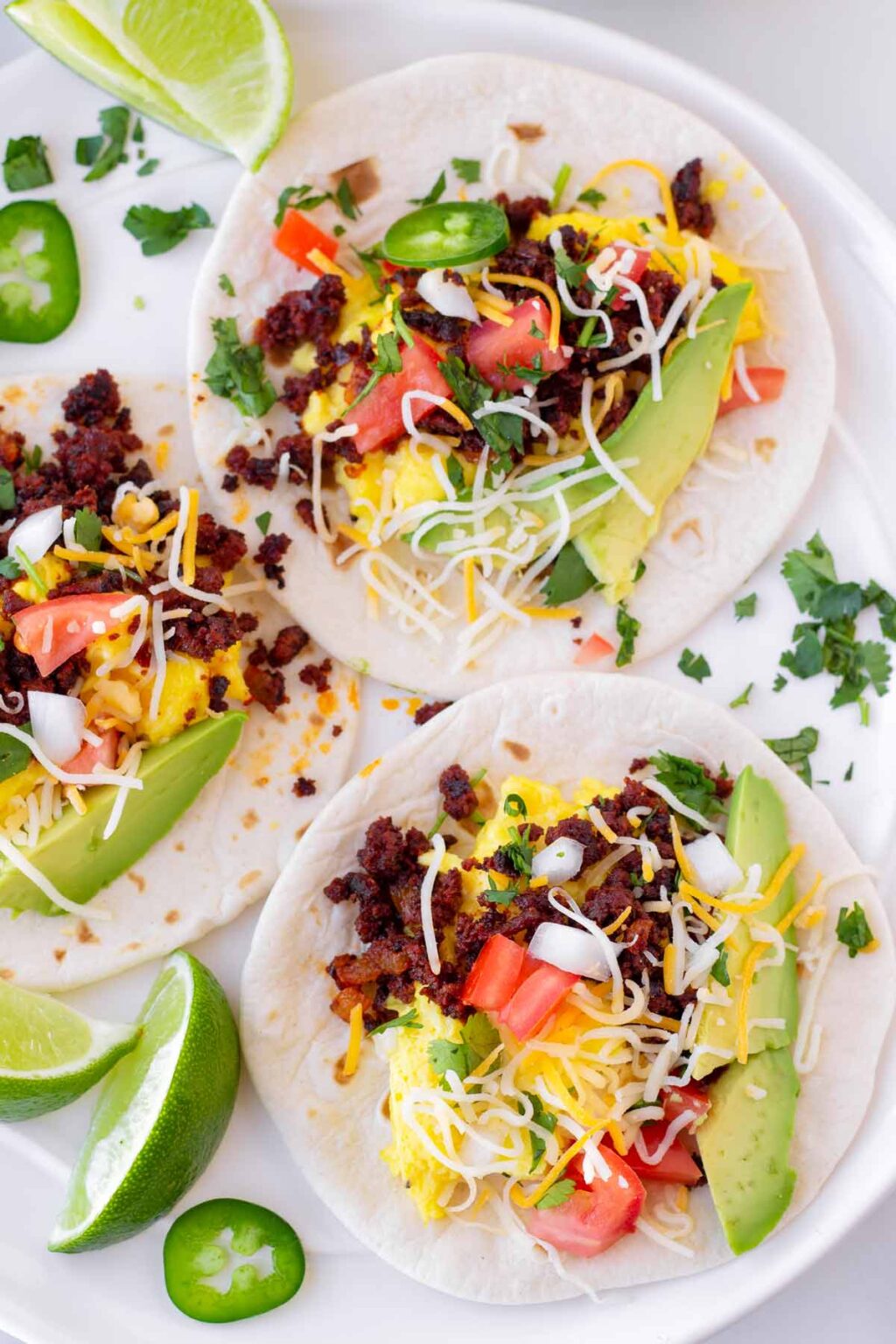 Chorizo Breakfast Tacos - Cooking For My Soul
