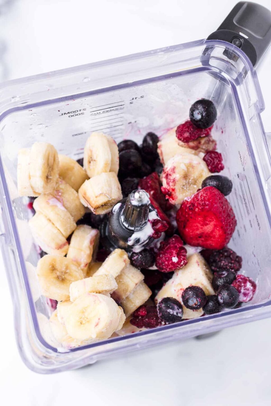 Mixed Berry Smoothie with Yogurt - Cooking For My Soul