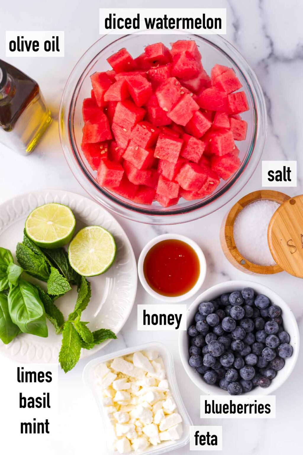 Watermelon Feta Salad - Cooking For My Soul
