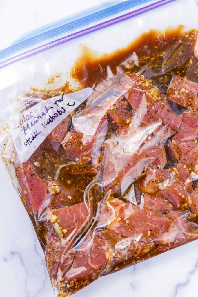 Marinated Beef Kabobs - Cooking For My Soul