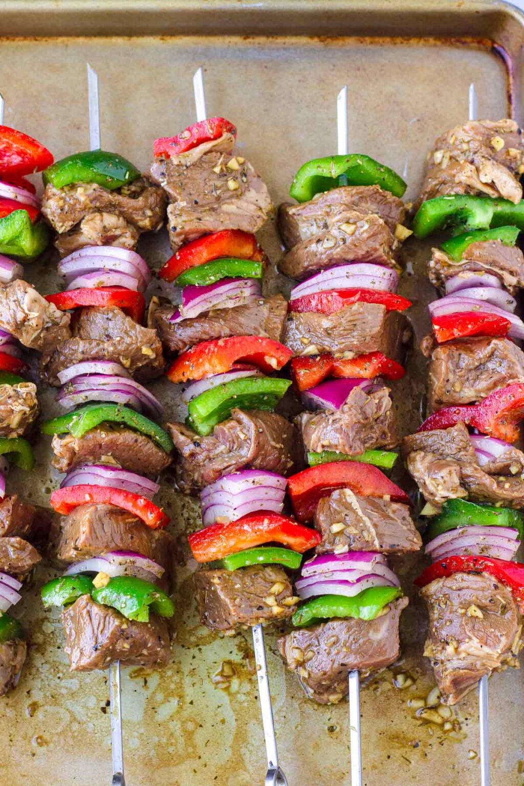Marinated Beef Kabobs - Cooking For My Soul