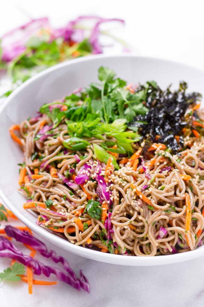 Cold Soba Noodle Salad - Cooking For My Soul