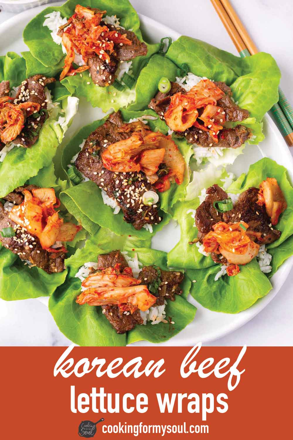 Korean Beef Lettuce Wraps - Cooking For My Soul