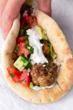 Greek Meatballs (Keftedes) - Cooking For My Soul