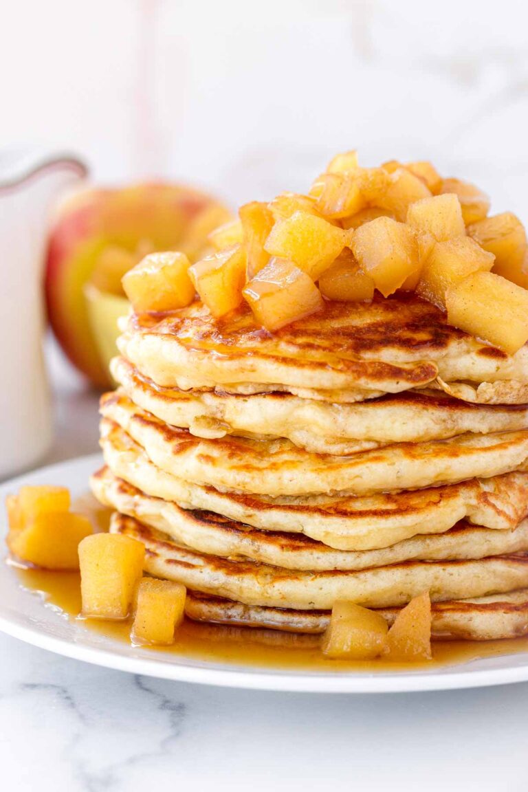 Apple Cinnamon Pancakes - Cooking For My Soul