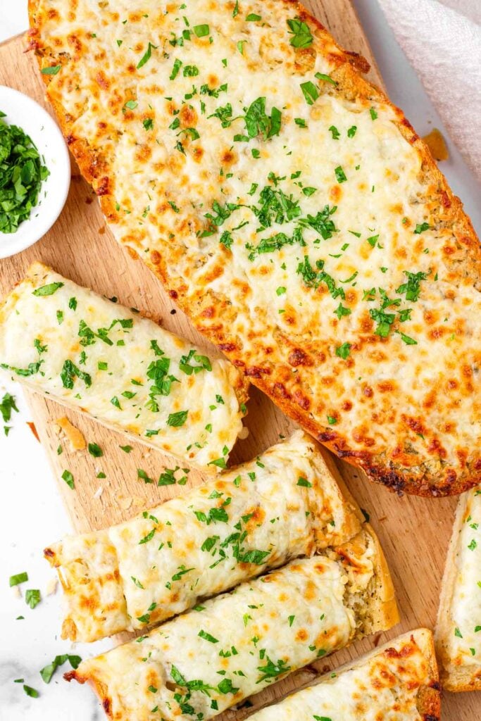 Cheesy Garlic Bread - Cooking For My Soul