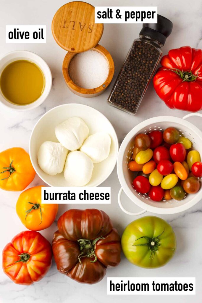 Tomato Burrata Salad - Cooking For My Soul