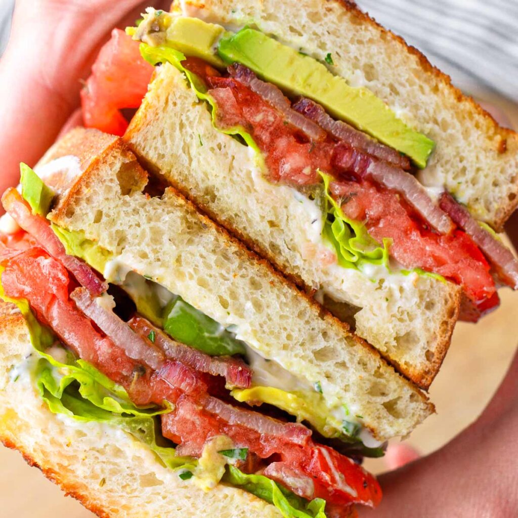 Avocado BLT Sandwich - Cooking For My Soul