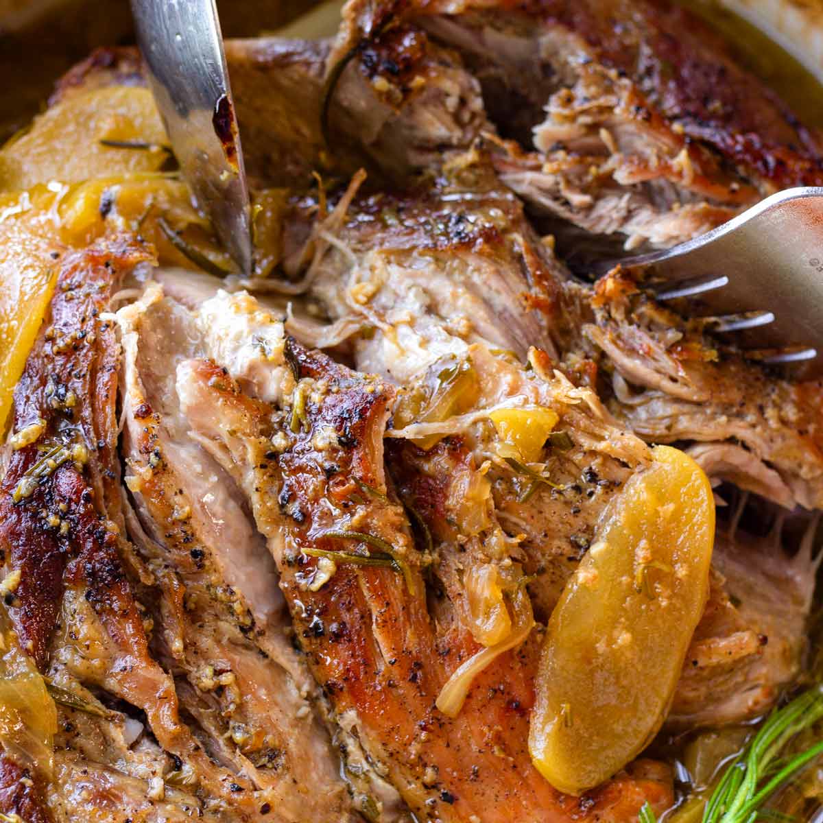 Apple Cider Pork Roast - Cooking For My Soul