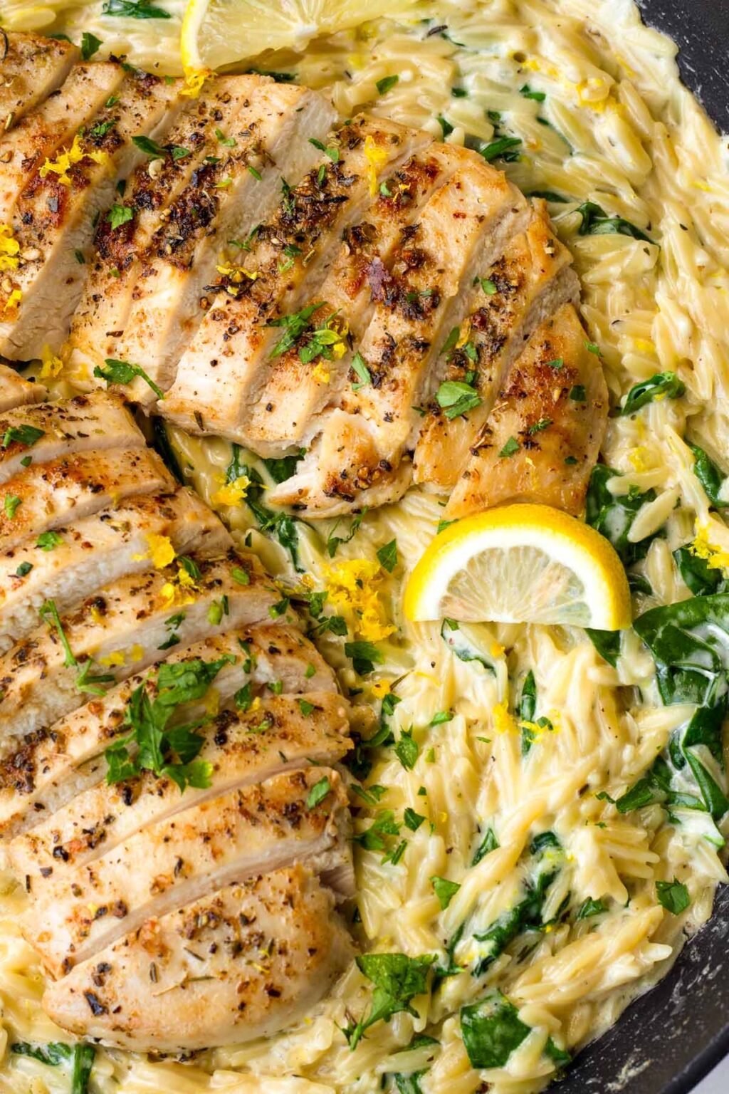 Lemon Chicken Orzo - Cooking For My Soul