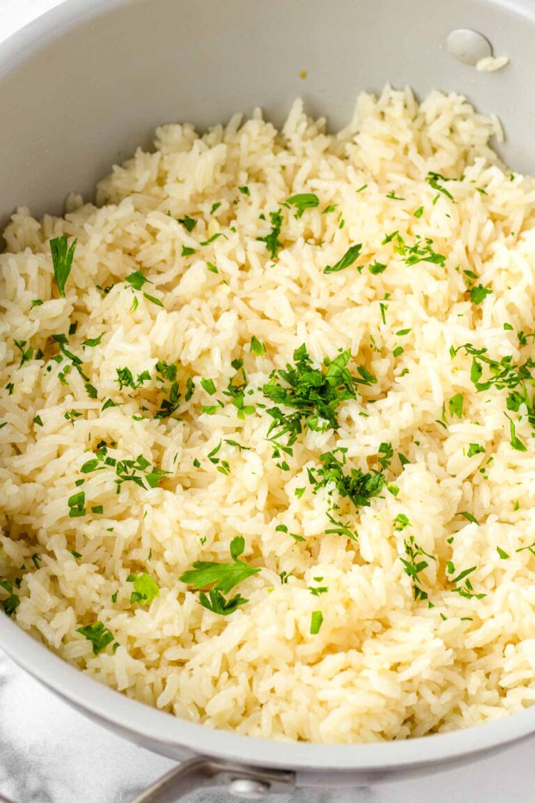 Garlic Butter Rice - Cooking For My Soul