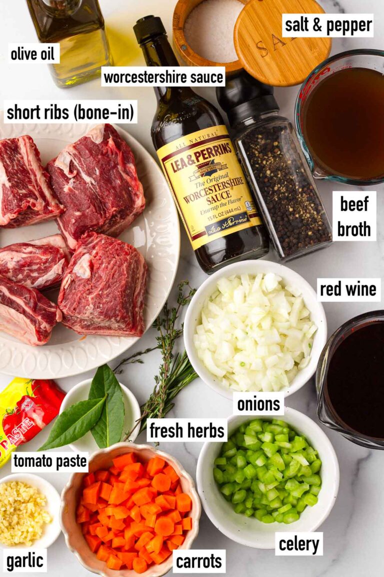 Red Wine Braised Short Ribs - Cooking For My Soul