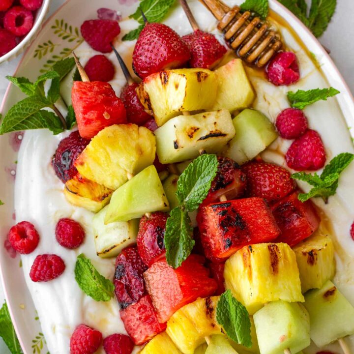 Grilled Fruit Kabobs - Cooking For My Soul