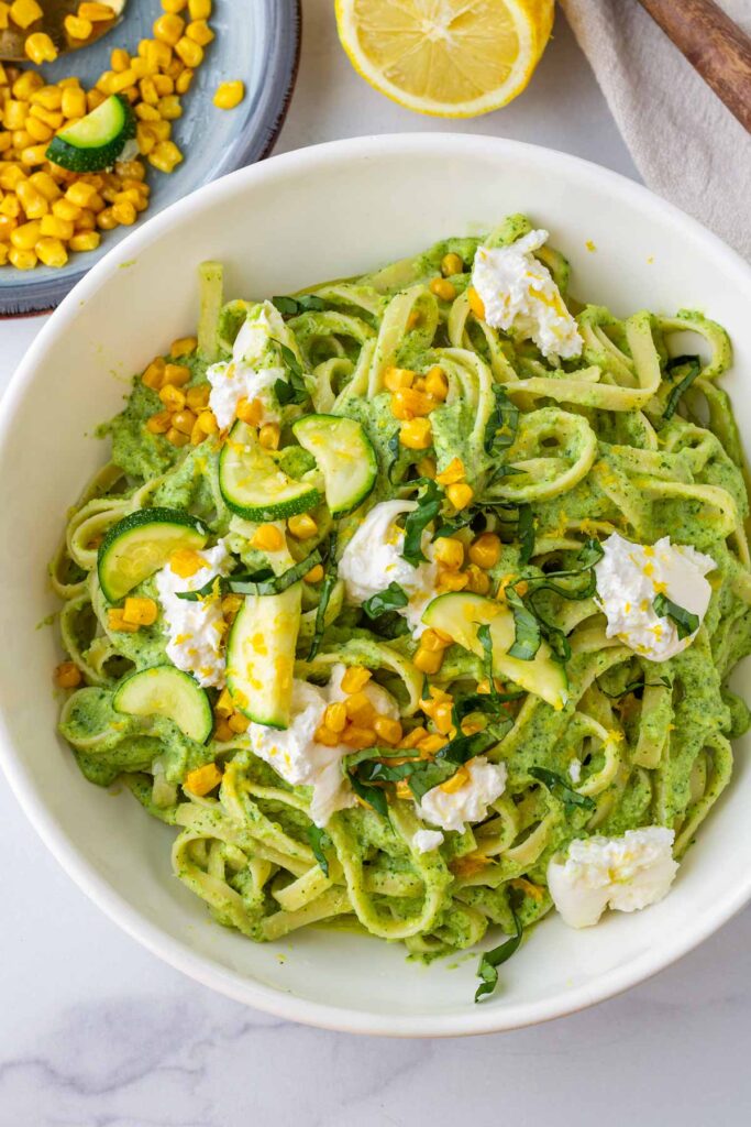 Creamy Zucchini Pasta - Cooking For My Soul